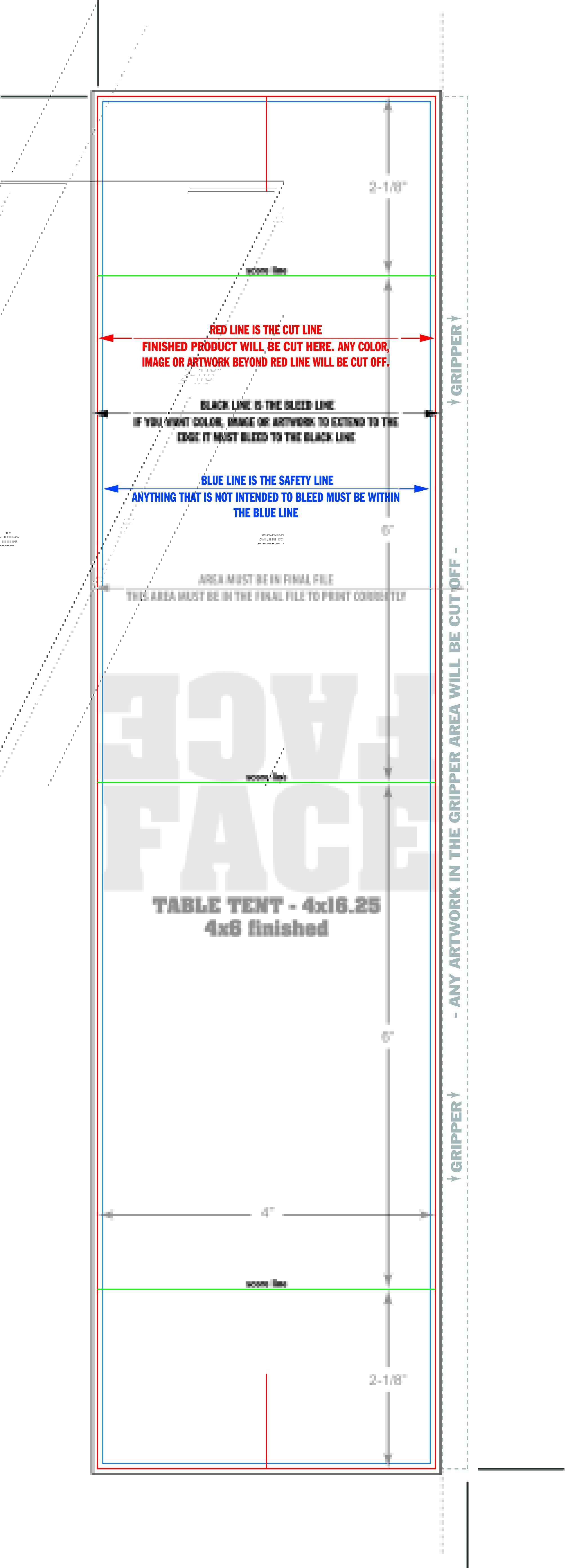 Indesign Table Tent Template